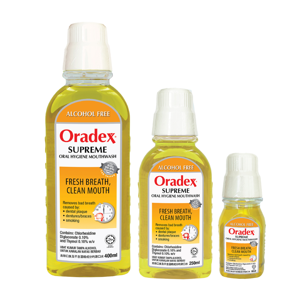 Oradex Mouthwash | Alcohol-Free & Dentist-Recommended